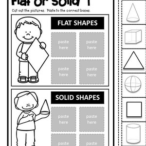 Math Worksheets. 2D 3D Shapes Activities and Worksheets for ...