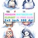 Penguin Clipart, Watercolor Penguin Clipart, Penguins PNG for ...