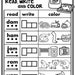 Phonics Worksheets CVC Short Vowels Read, Write & Color for ...