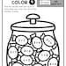 Kindergarten Math Worksheet: Addition Fact Coloring (PDF Pattern) - Etsy