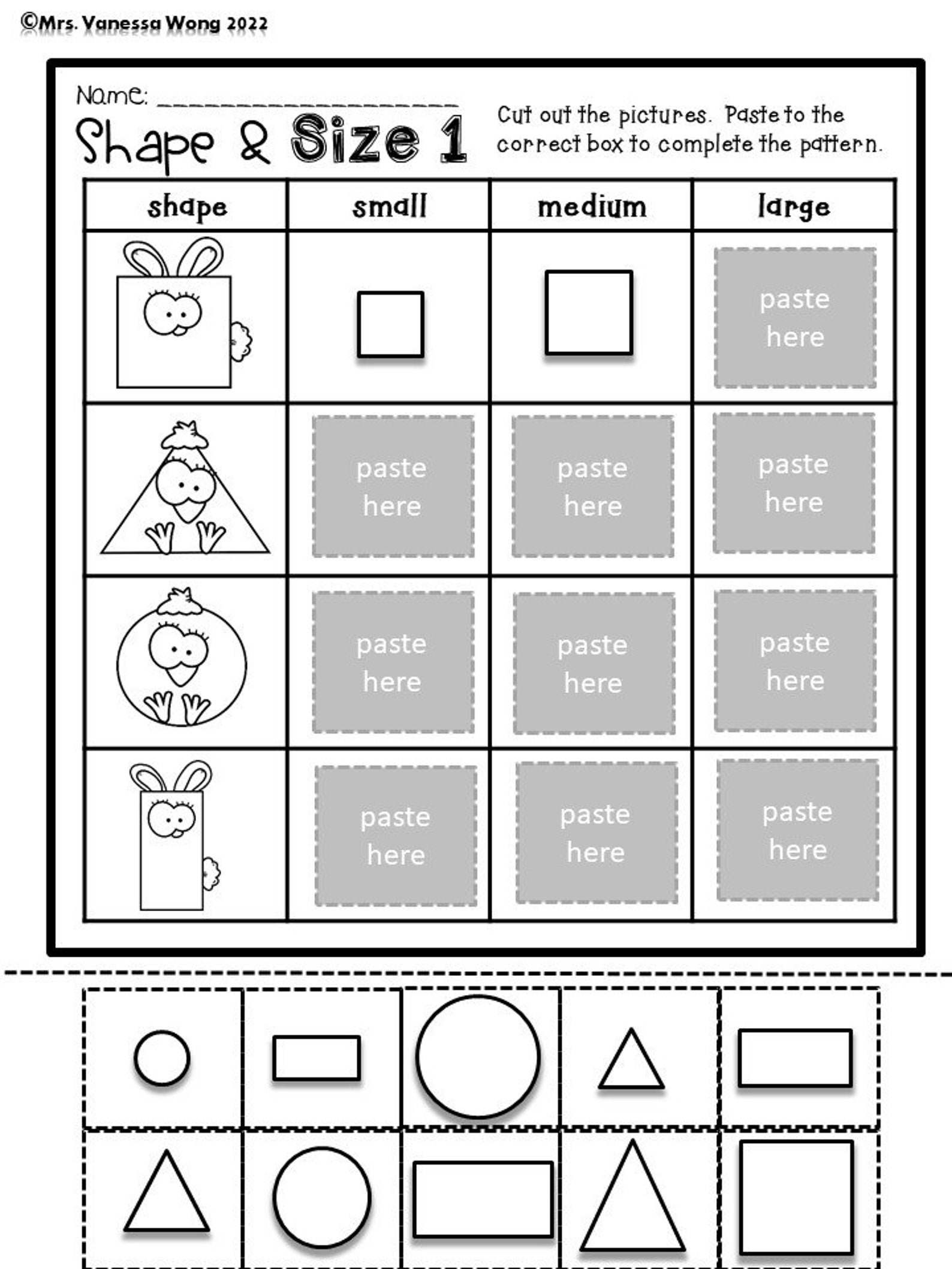 Math Worksheets. 2D 3D Shapes Activities and Worksheets for ...