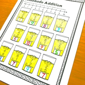 Summer Review - Math & Literacy Pack Bundle Kindergarten Worksheets - Etsy