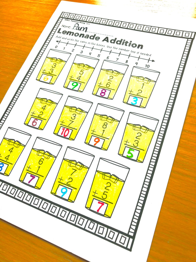 Summer Review - Math & Literacy Pack Bundle Kindergarten Worksheets - Etsy