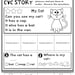 Phonics CVC Short Vowels Story Sequence for Kindergarten and First ...