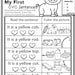 Phonics Worksheets My First CVC Sentences for Kindergarten and First ...