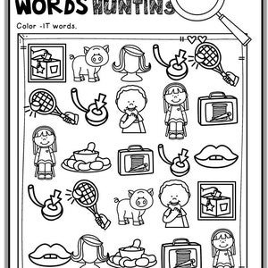 Phonics Short Vowel Worksheets Bundle - Etsy