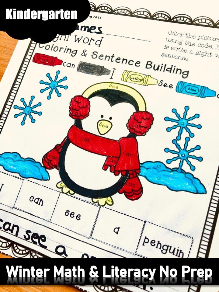 Fall, Winter, Spring & Summer Seasonal Bundle. Math and Literacy ...