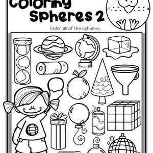 Shapes Worksheets Bundle: Preschool Kindergarten Math Activity (PDF ...