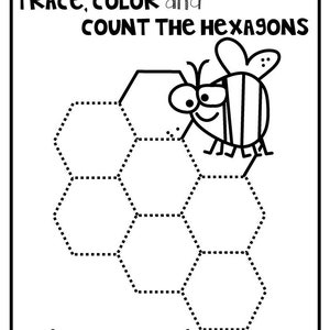 2D Shape Tracing Worksheets: Preschool Kindergarten Math (PDF Pattern ...