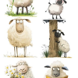 Funny Farm Animal Clipart Bundle | Quirky Animal Clipart Bundle | Silly ...