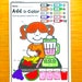 Kindergarten Math Worksheets. Addition: Color by Code. - Etsy Hong Kong
