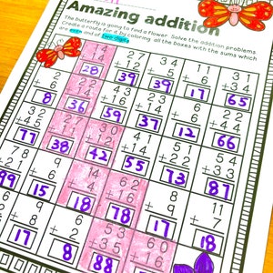 Spring Math and Literacy No Prep Printables First Grade - Etsy