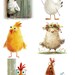 Funny Farm Animal Clipart Bundle Quirky Animal Clipart Bundle Silly ...