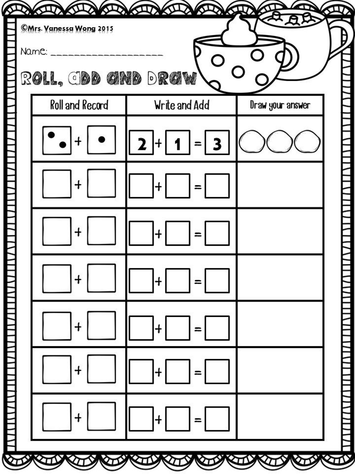 Kindergarten Worksheets. Math and Literacy Worksheets With Winter Theme ...
