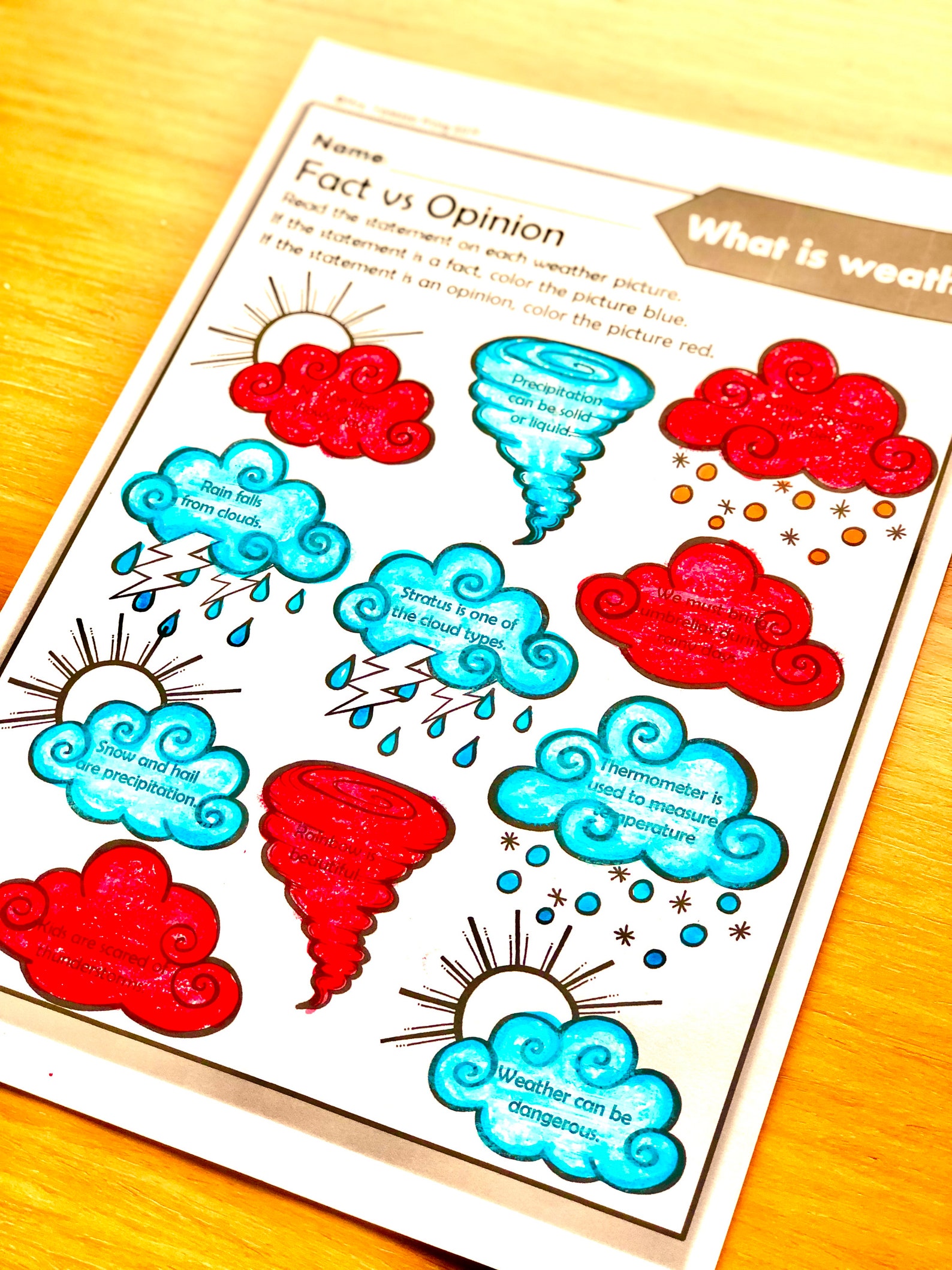 Science Activities, Weather Unit for Kindergarten, First Grade and ...