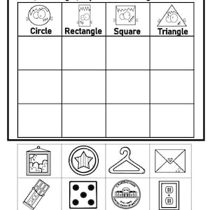 Shapes Worksheets Bundle: Preschool Kindergarten Math Activity (PDF ...