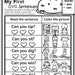 Phonics Worksheets My First CVC Sentences for Kindergarten and First ...