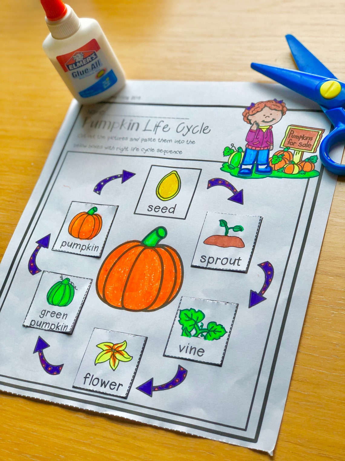 Fall Activities for Kindergarten Math and Literacy No Prep Printables ...