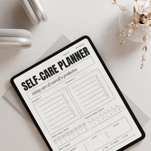 Self‑care ADHD Planner – Printable Mental Health + Habit Tracker PDF ...