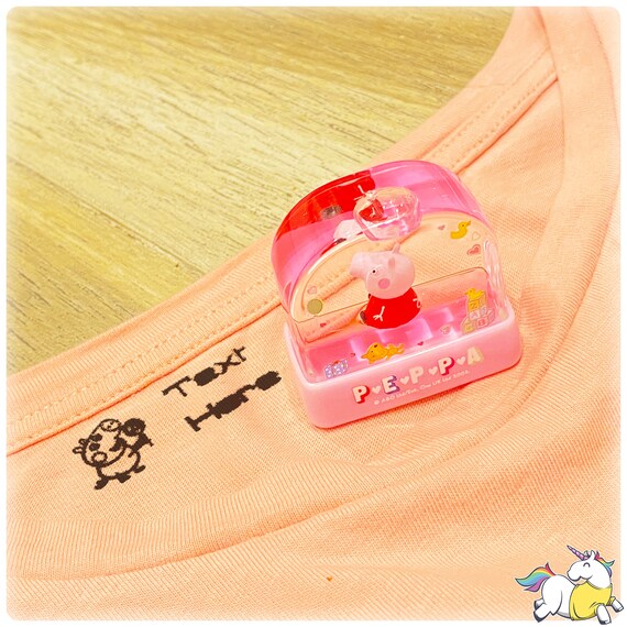 Custom Name Stamp Cute Name Stamp Water World Stamp Name Stamp Peppa ...