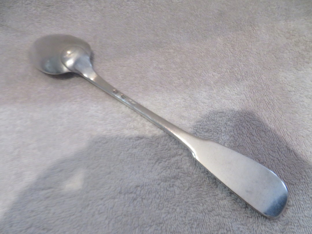 18th Century Silver Stew Spoon 812 1000 Plain-dish Model Goldsmith ...
