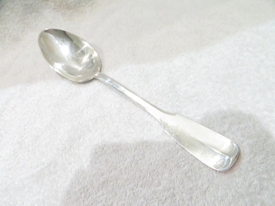 Silver Plated Stew Spoon Uni-plat Model Vieux Paris Goldsmith Franor ...