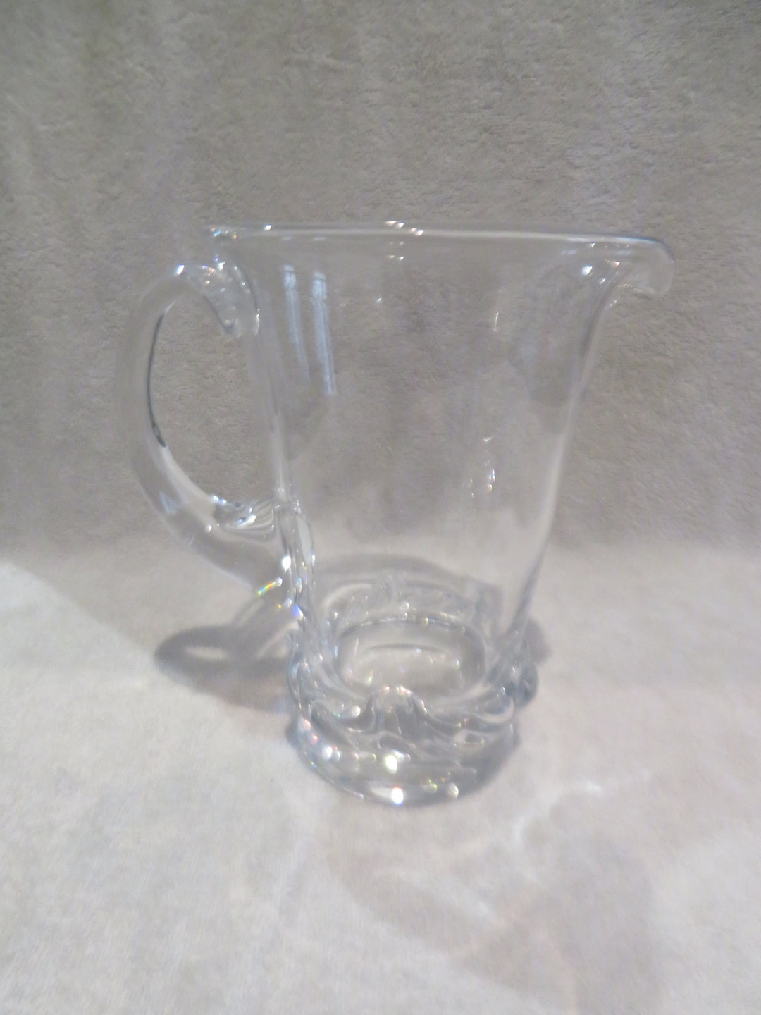 Daum Nancy Crystal Water Pitcher Model Sorcy French Crystal Water ...