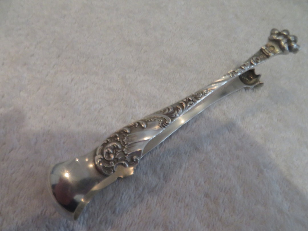 Beautiful Silver Sugar Clip 950 Minerve Rock Style Violin Gorgeous 1900 ...