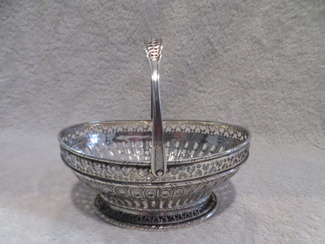 Rare Openwork Basket Silver 950 18th C Goldsmith Louis Antoine ...