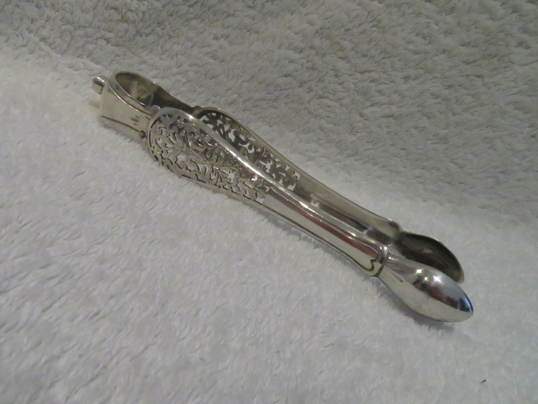 Rare Silver Open Sugar Clip 950 Old 1819 1838 Vautrin Goldsmith (rare ...