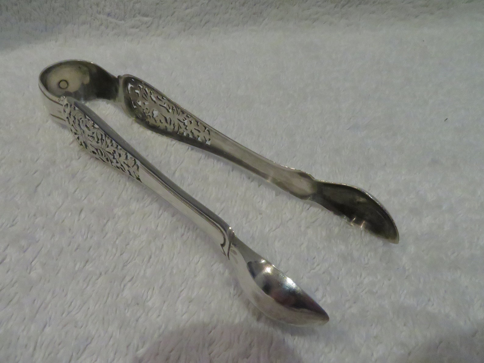 Rare Silver Open Sugar Clip 950 Old 1819 1838 Vautrin - Etsy