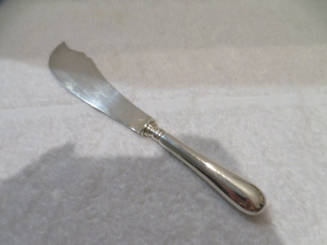 Fish Serving Knife Silver Metal Baguette Handle Goldsmith Christofle ...