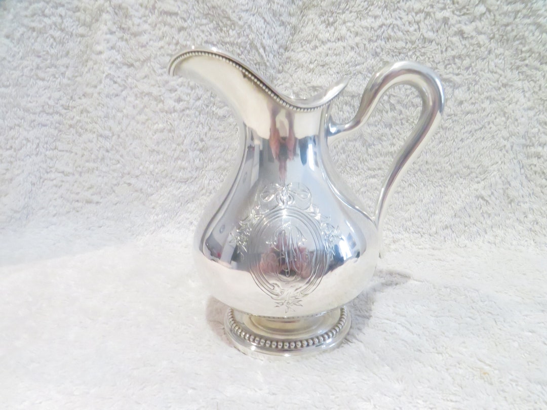 Silver Creamer/milk Jug, 950 Minerva Pattern, Louis XVI Style ...