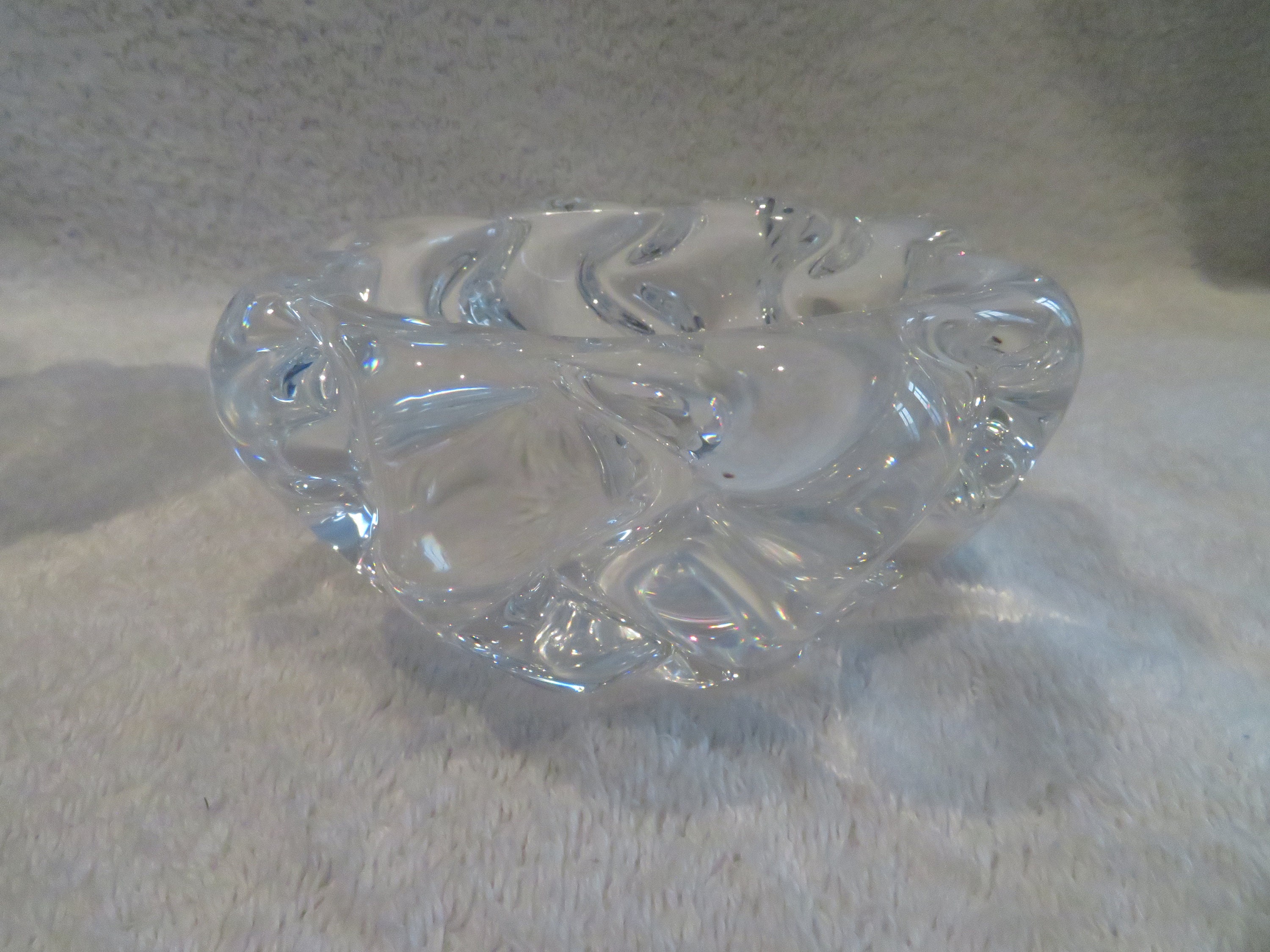 Vase Daum Nancy crystal ashtray | Etsy