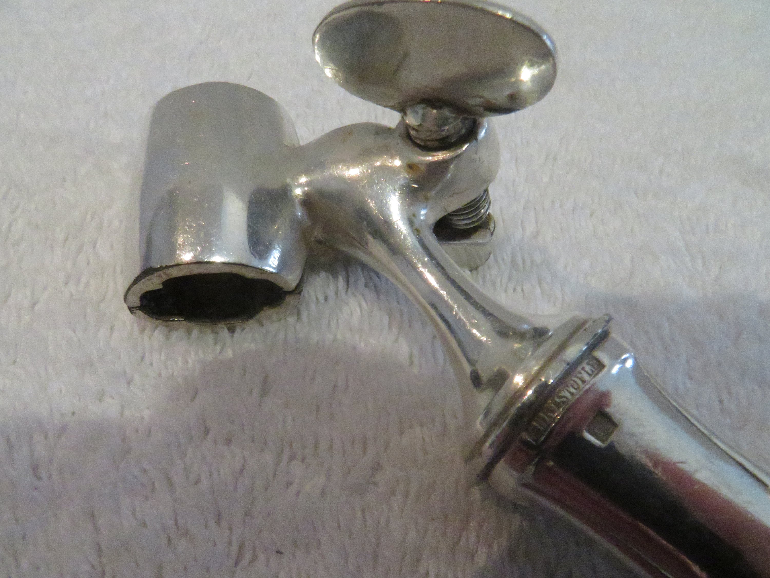 Handle with silver metal leg goldsmith Christofle Japanese | Etsy