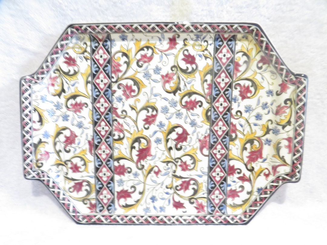 Tray With Handles Called Bannette Faience Gien Cachet 1938 French ...