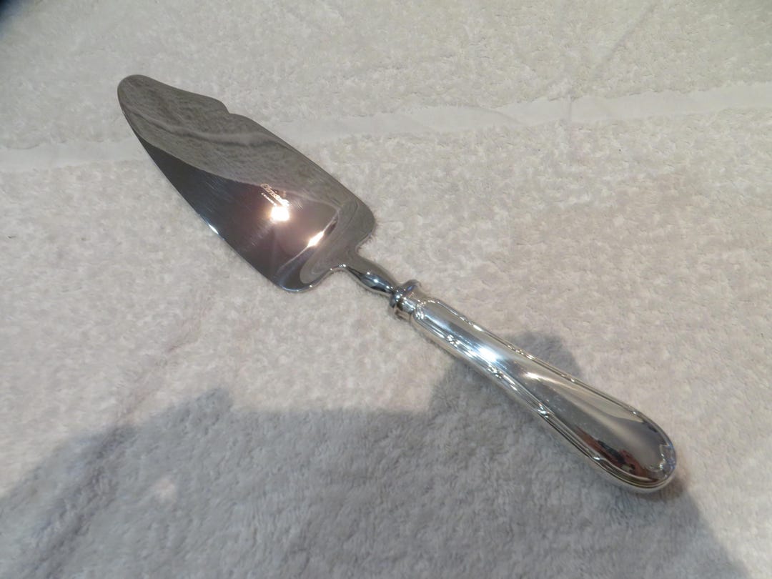 Christofle Silver-plated Cake or Ice Cream Server, Model Rubans Vintage ...