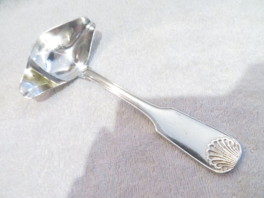 Ladle Fat Lean Metal Silver Model Shell Goldsmith Saint Medard Vintage ...