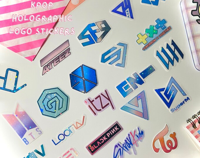 Kpop Logo Stickers - Etsy