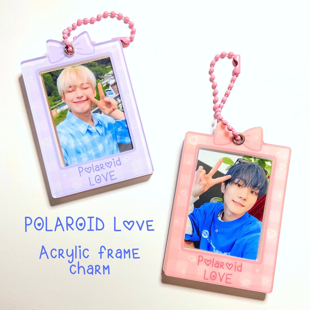 En- Polaroid Acrylic Frame Charm - Etsy Australia