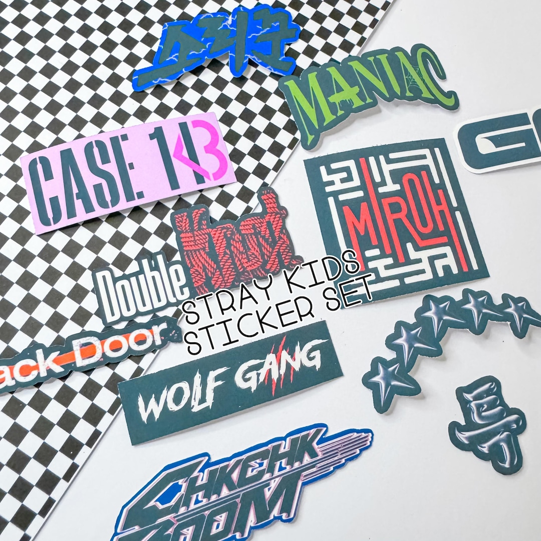 SKZ Stray Kids Songs Sticker Set - Etsy