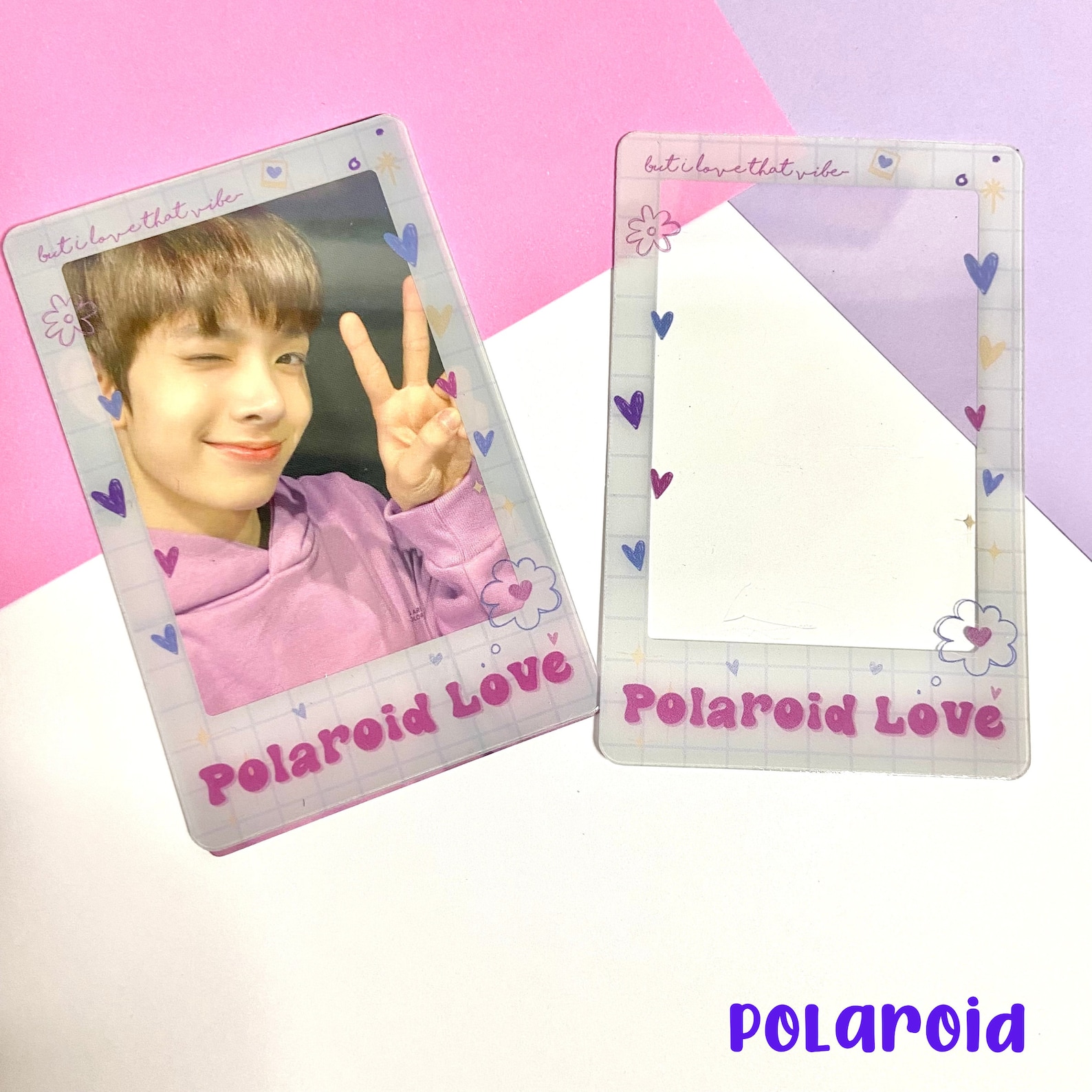 K Pop Transparent Frame Cards Ver 2 Deco Photocards Clear - Etsy