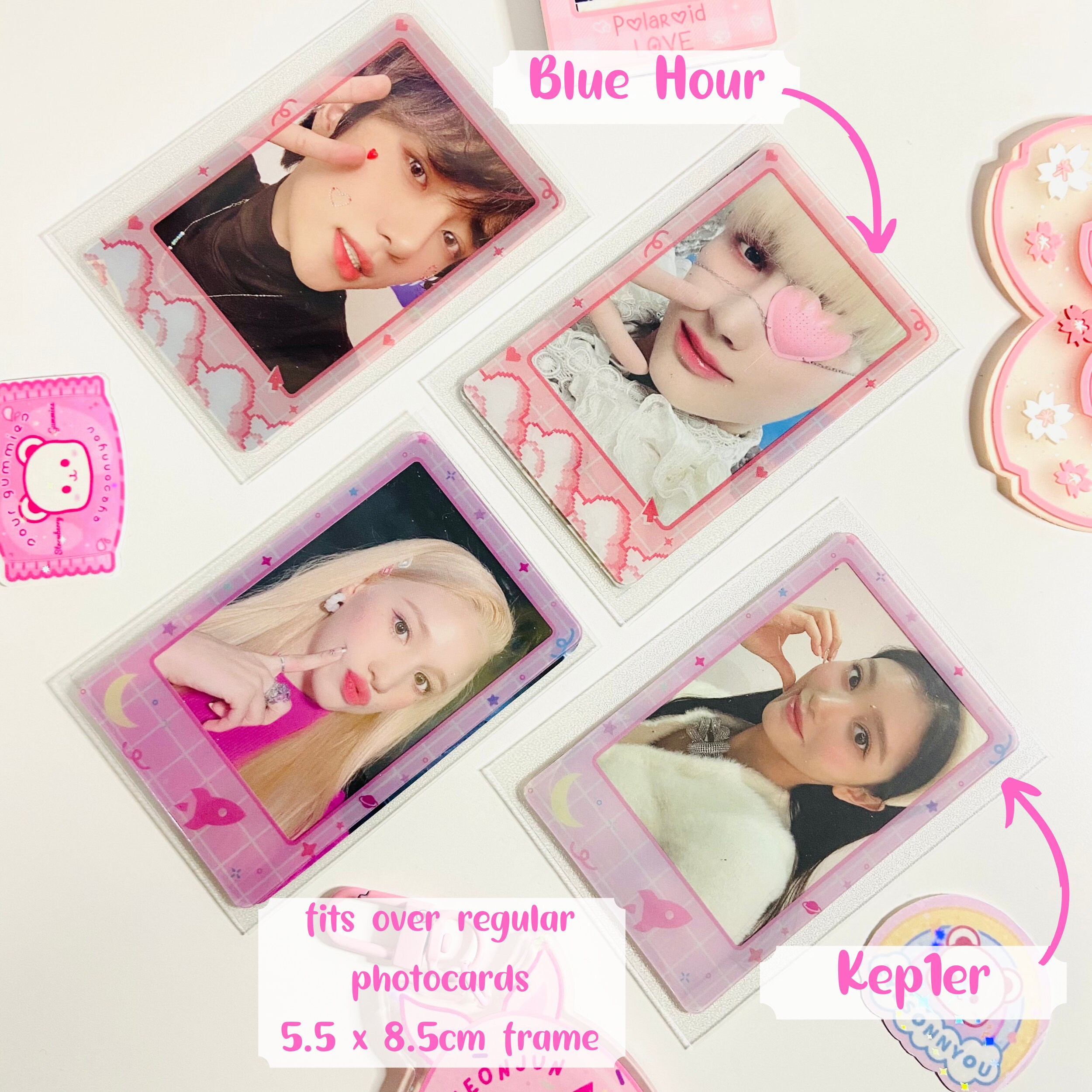 K Pop Transparent Frame Cards Deco Photocards Clear Frame - Etsy Australia
