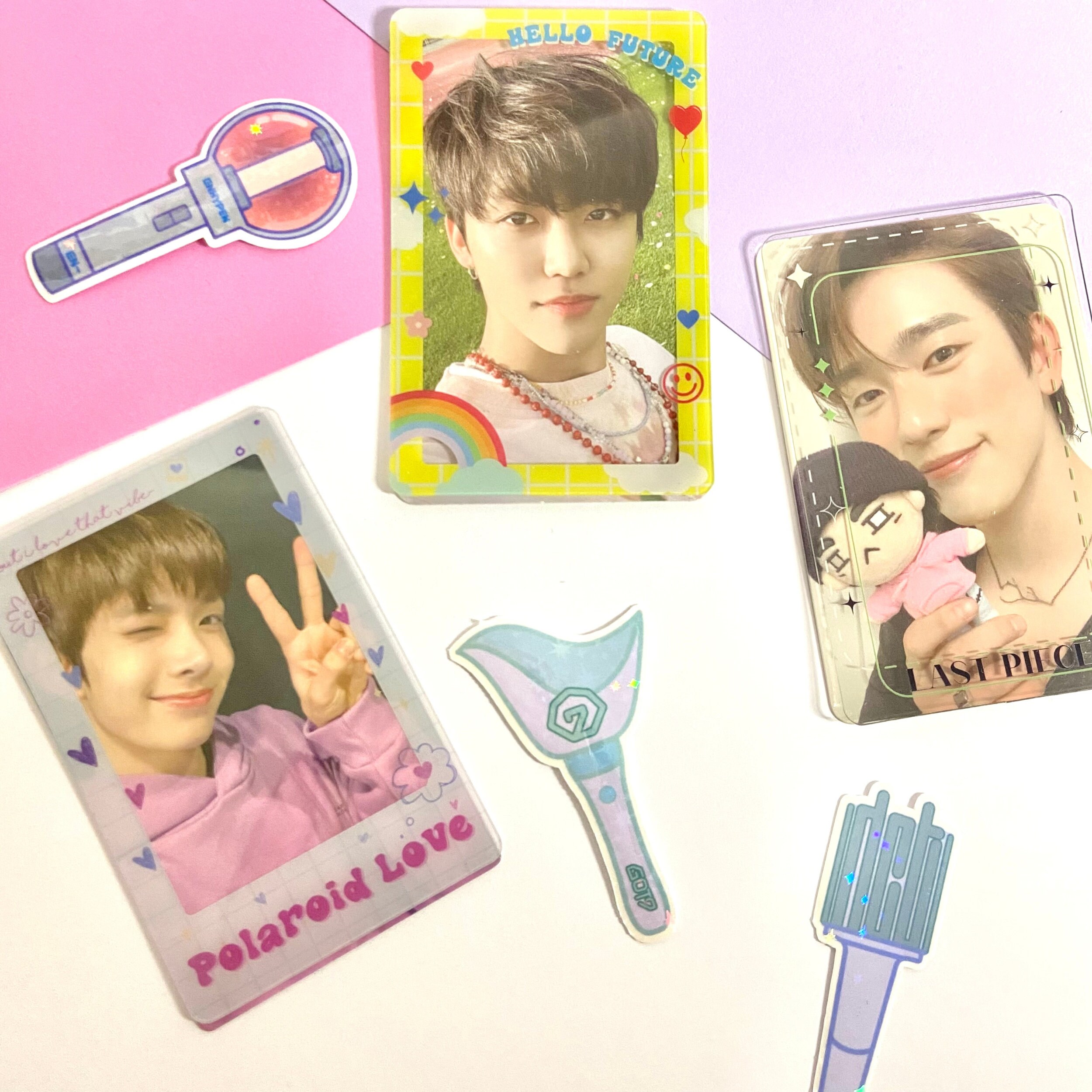 K Pop Transparent Frame Cards Ver 2 Deco Photocards Clear - Etsy