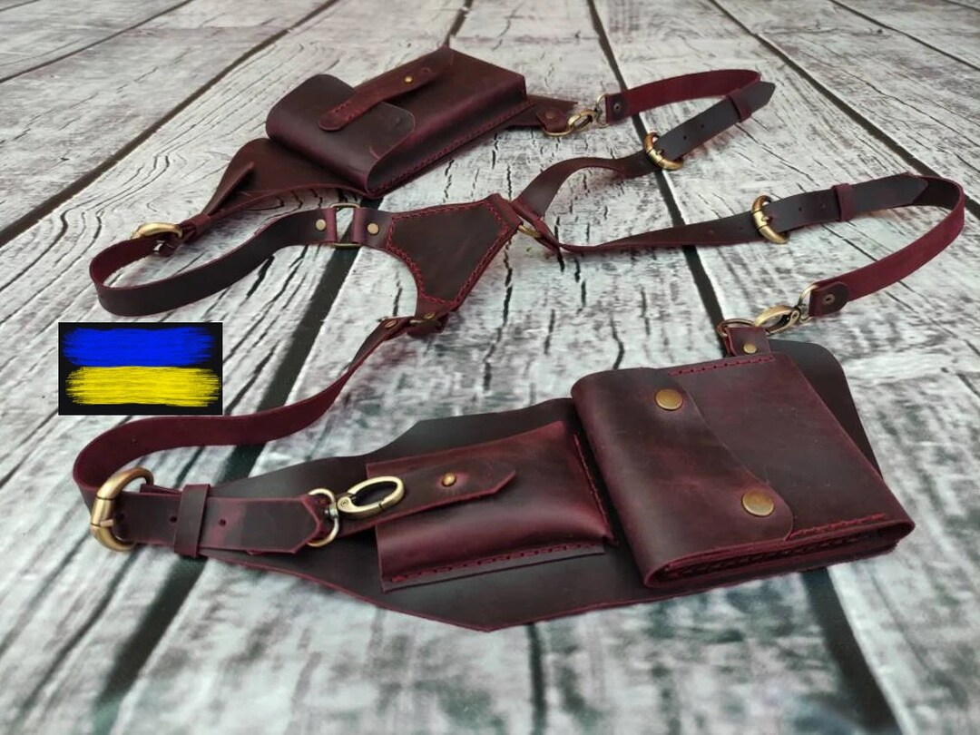 Body Harness Fashion,leather Holster Bag,leather Harness Bag,every Day ...
