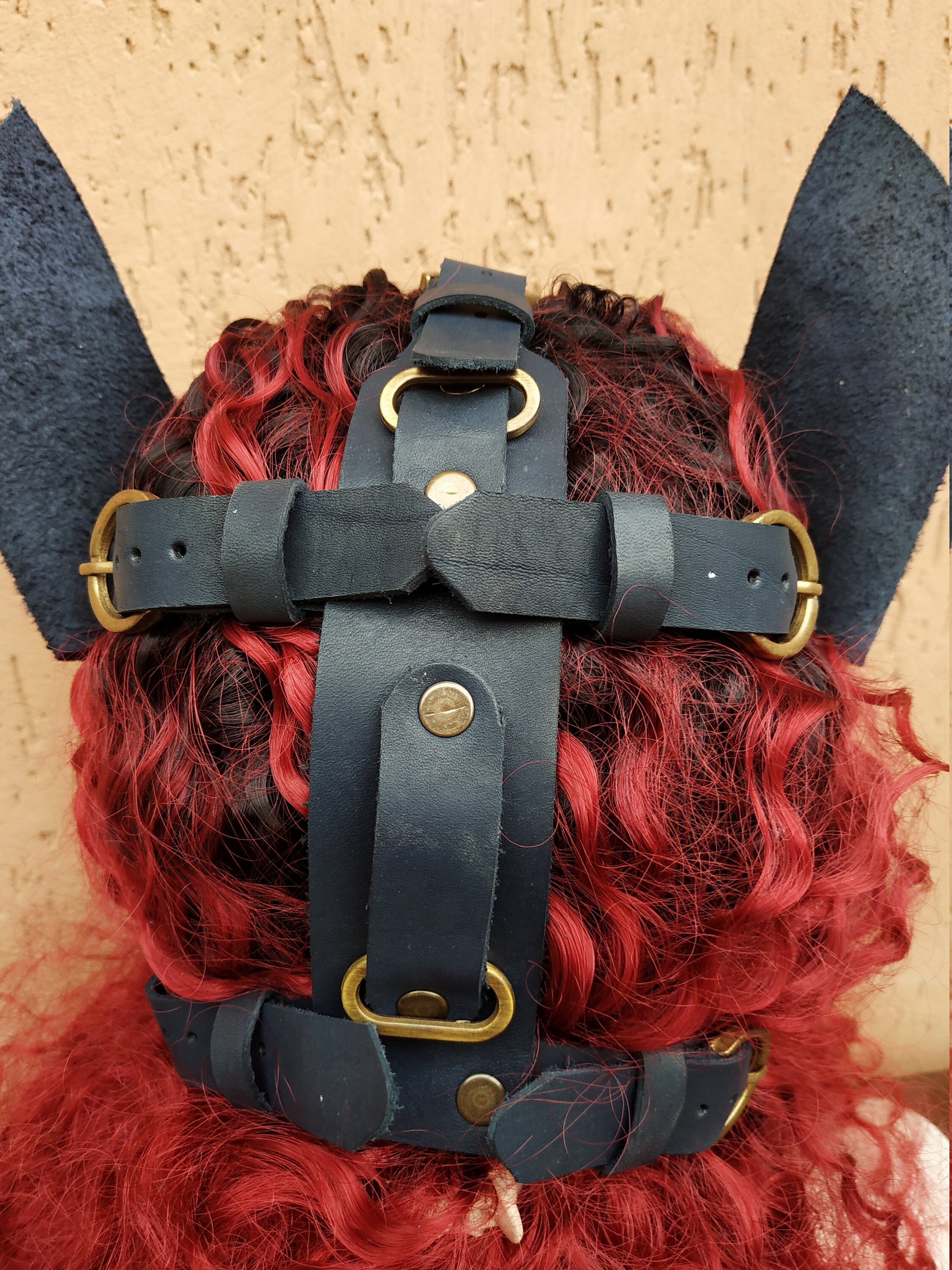 Leather Dog Mask Facemask Puppy Mask Pet Play Pup Hood - Etsy