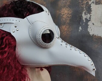Plague Doctor Mask Leather Medieval Bird Mask Steampunk | Etsy