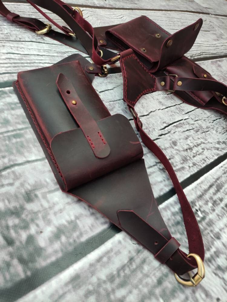 Body Harness Fashionleather Holster Bagleather Harness | Etsy