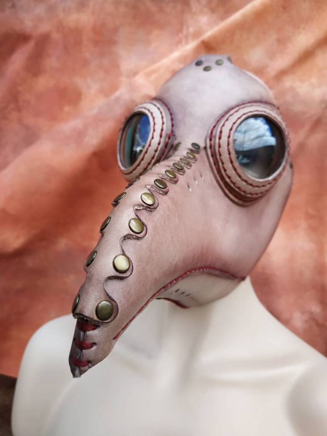 Plague Doctor Mask Leather Medieval Bird Mask Steampunk | Etsy