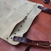Leather Work Apron With Brass Buckles and Pockets Geniune - Etsy